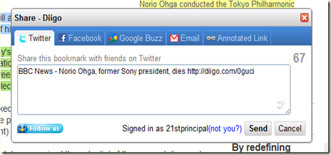 The 21st Century Principal: Chrome Diigo Extension: Collect, Organize ...